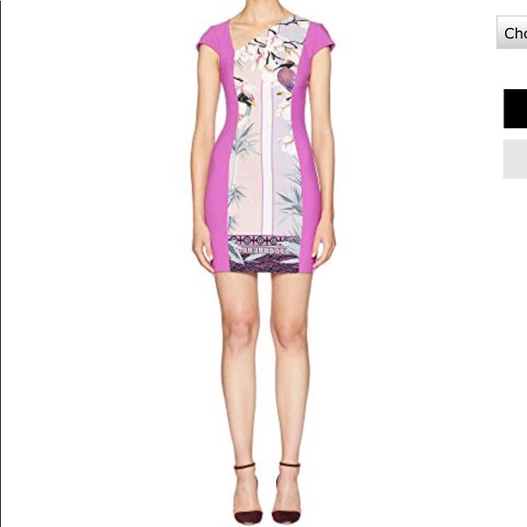 Versace Collection | Dresses | Versace Collection Pink And Purple Mini ...
